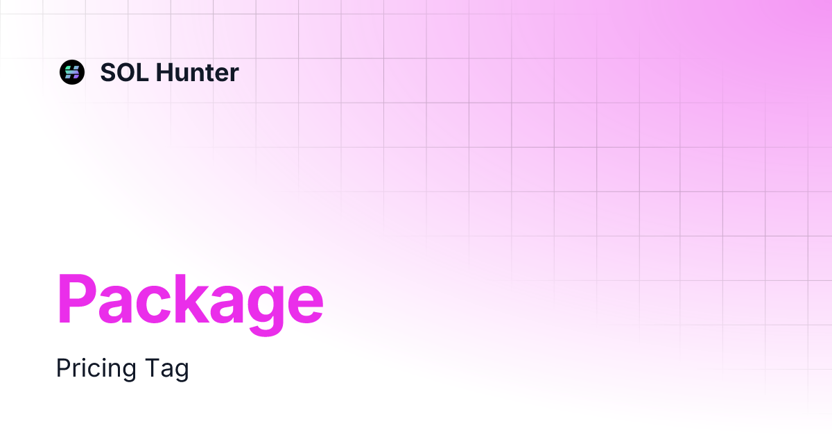 Package | SOL Hunter